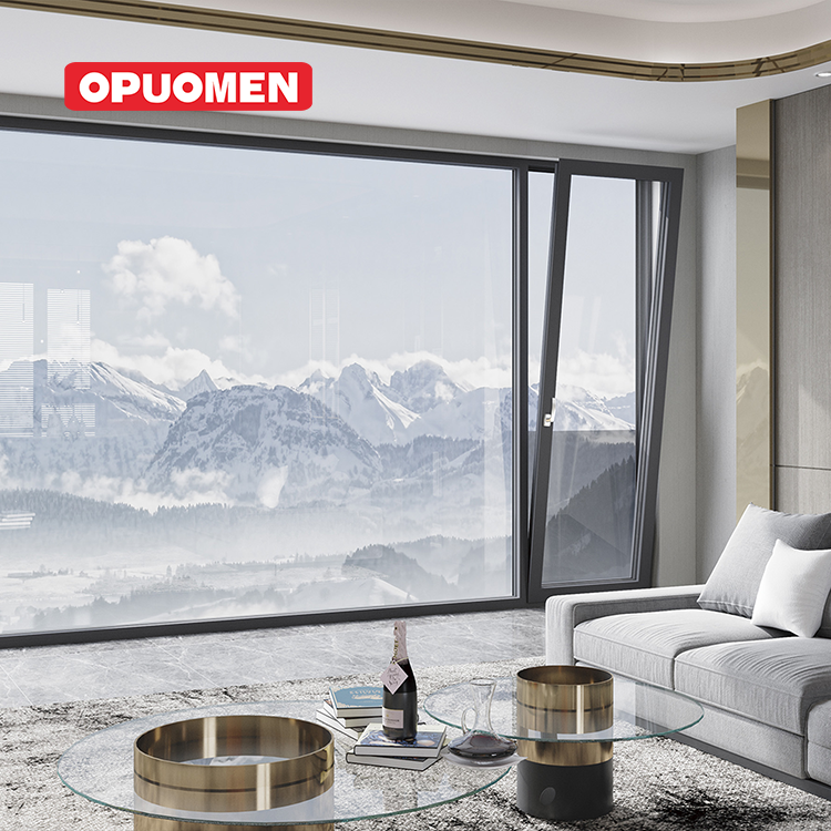 Premium Customized Inverted Aluminum Windows with Triple Soundproof ...